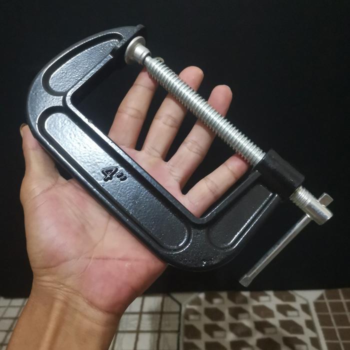 Jual Clamp C 4 inch klem c 4"/ Alat Press Penjepit Kayu 4 In Heavy duty ...