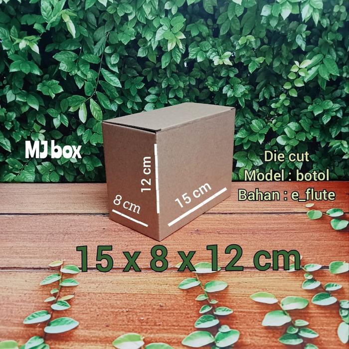 Jual Kardus uk 15x8x12 cm.Die Cut kotak Aksesoris dll, model box botol ...