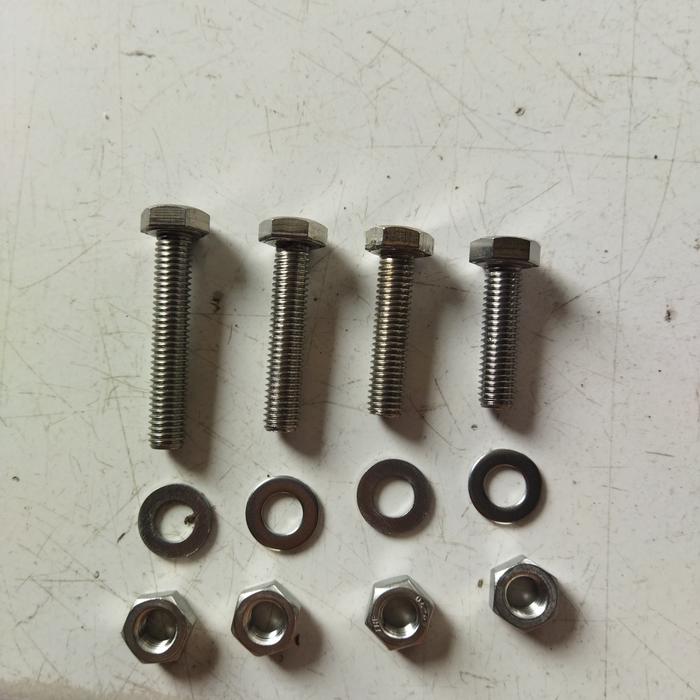 Jual Baut+Mur+ring plat stainless 304 m8x30 full drat - Kab. Tangerang ...