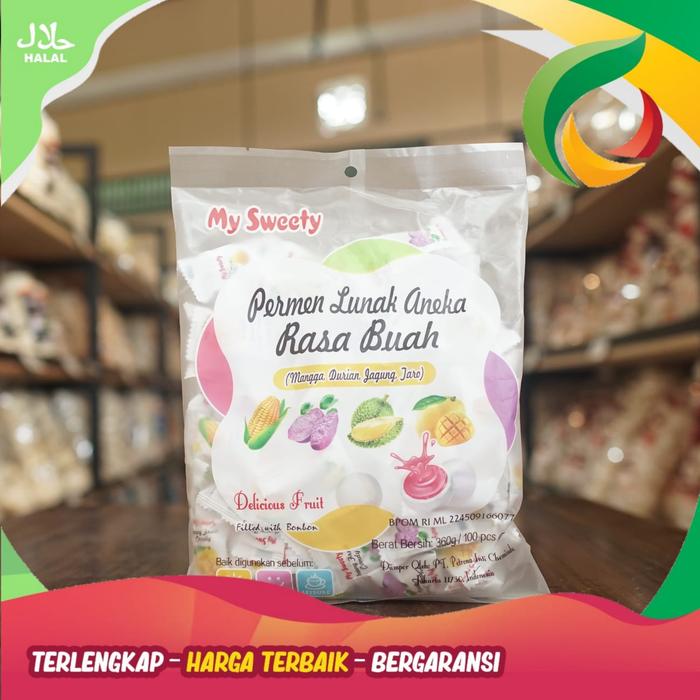 Jual Permen Lunak aneka rasa buah merk my sweety 350gr - Kota Pangkal ...