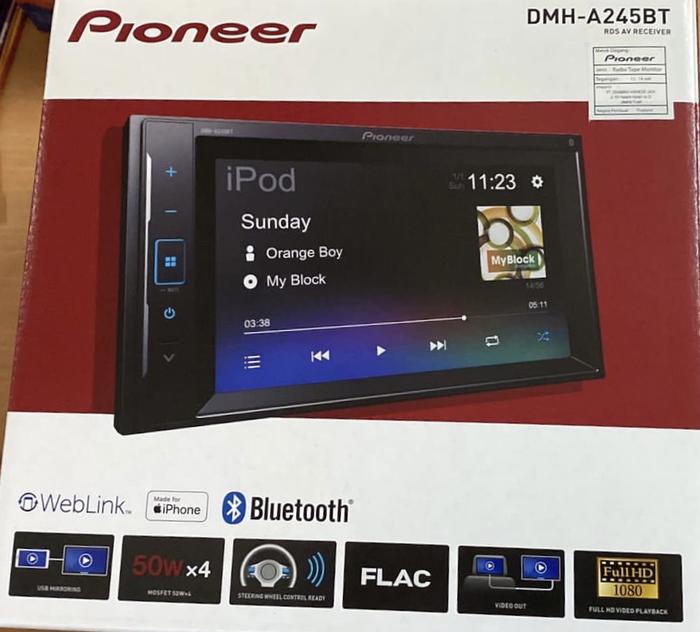 Jual Headunit Double Din Pioneer DMH A245 BT - Jakarta Pusat - Clarity Sound Art | Tokopedia
