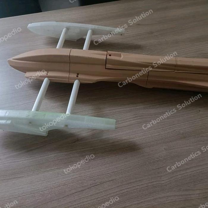 Jual Rc boat rigger outrigger 3D print elektrik bahan tebal PLA+ - Kota ...