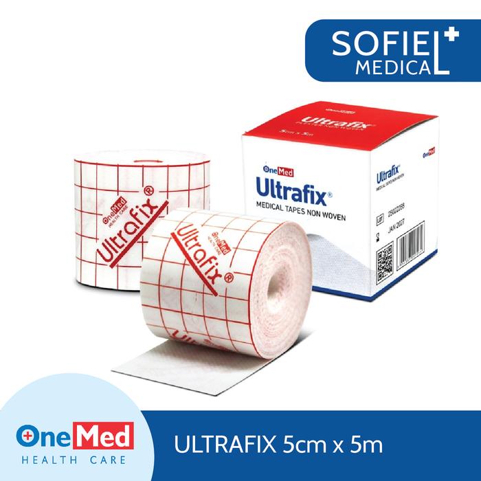 Promo Ultrafix 5cmx5m OneMed / Plester Non Woven / Penutup Luka Steril ...