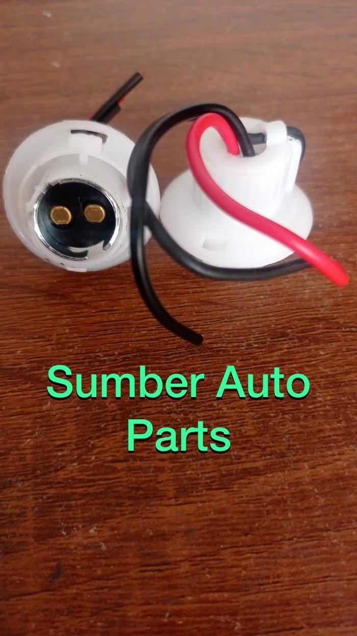 Jual Soket Fitting Lampu Stop Rem Kaki 2 Puter Bulat Socket Mobil Motor ...