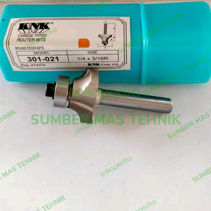 Jual MATA ROUTER MATA PROFIL KAYU ROUTER ROUND OVER BIT 301-021 ...