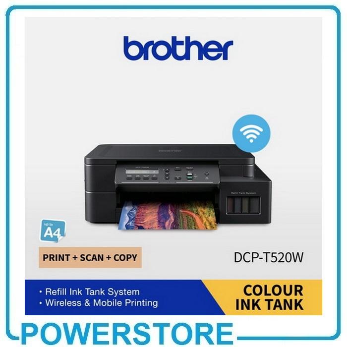 Jual Brother DCP-T520W Printer Ink Tank Wireless Print Scan Copy Wifi ...