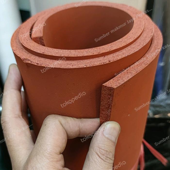 Jual Sponge Rubber Silicone 4mm x 50cm x 50cm ( Sponge Alas Mesin Press ...