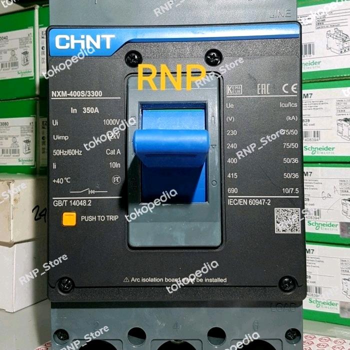 Jual mccb chint 3p nxm-400s/3300 350a - Jakarta Pusat - RJE Electric | Tokopedia
