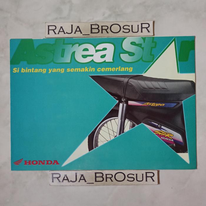Jual Poster brosur katalog leaflet jadul lawas Honda Astrea Star 1996 - Kab. Langkat ...
