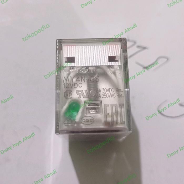 Jual relay omron MY4N-GS 12VDC MY4N GS 12V DC asli - Jakarta Pusat ...
