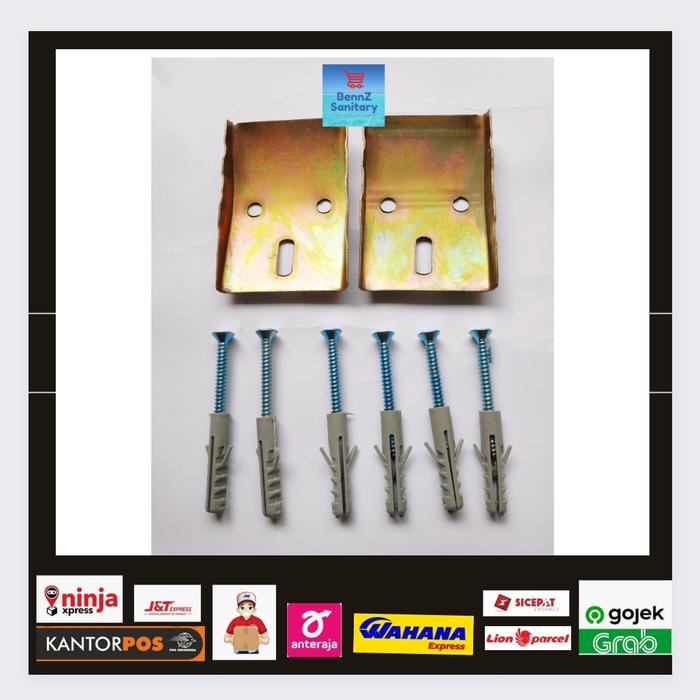 Jual hak wastafel model toto, bracket penggantung wastafel, bracket ...