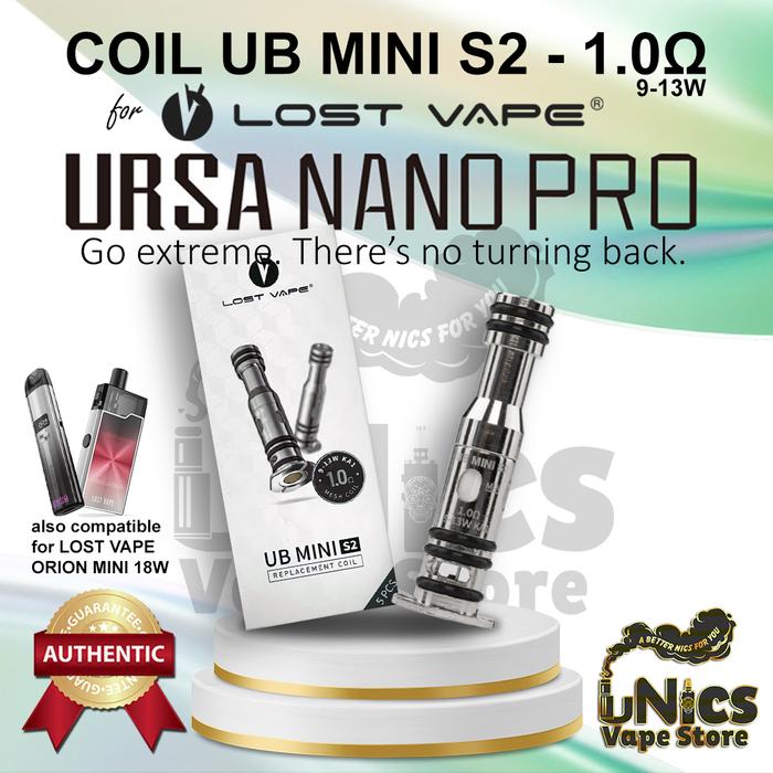 Promo Coil UB MINI S2 1.0 Ohm 9-13W KA1 Mesh Coils LOST VAPE URSA NANO ...