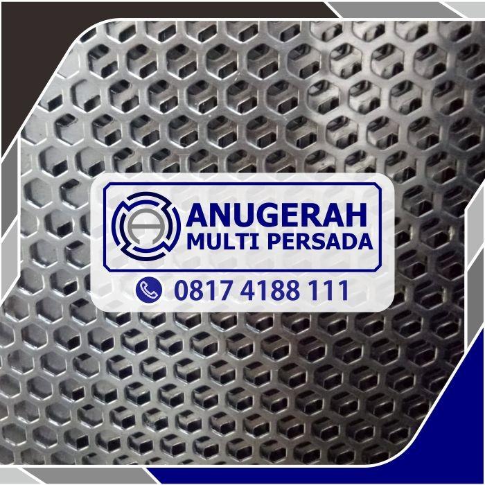 Jual Plat Lubang Besi Segi Enam Hexagonal 0,8 mm (1,2 X 2,4 m) - Kota ...