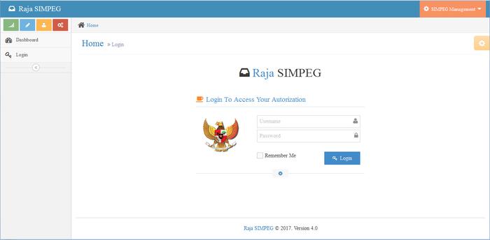 Jual Source Code Aplikasi SIMPEG Ver 4.0 Manajemen Kepegawaian Online - Kab. Cilacap - Raja ...