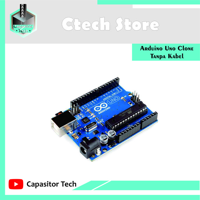 Jual Arduino Uno R3 Clone Arduino Uno Compatible Dengan Kabel & Tanpa ...