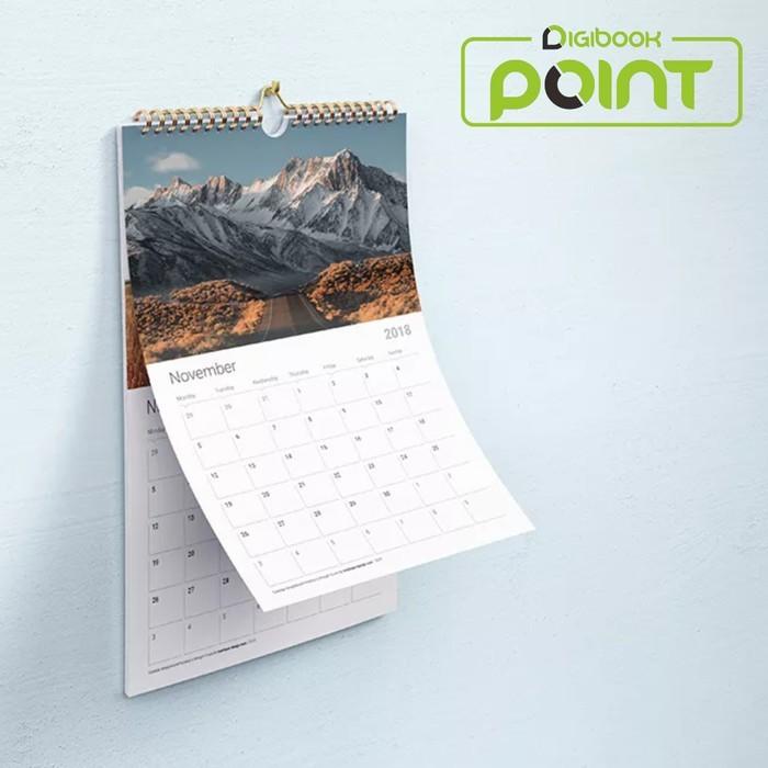 Jual Cetak kalender dinding Tahun 2024- 1 Lbr- AP 150- Jilid Spiral ...