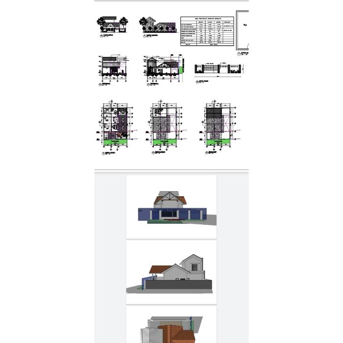 Jual Denah imb dan 3D Sketcup murah - Kota Bekasi - studio kita01 ...