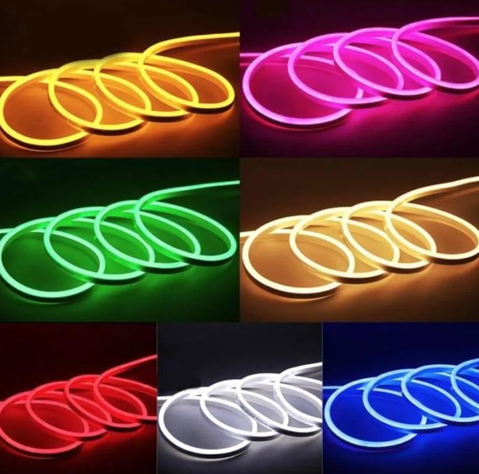Jual Isi 5 Meter Lampu Neon Sign Flex LED 12V DC Neonflex 12 V Volt ...