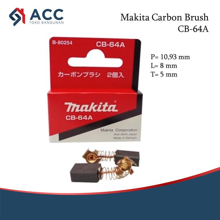 Jual Carbon Brush MAKITA CB 64A / Arang / Spul / Sepul / Bostel / Kul - Kota Depok - Toko ...