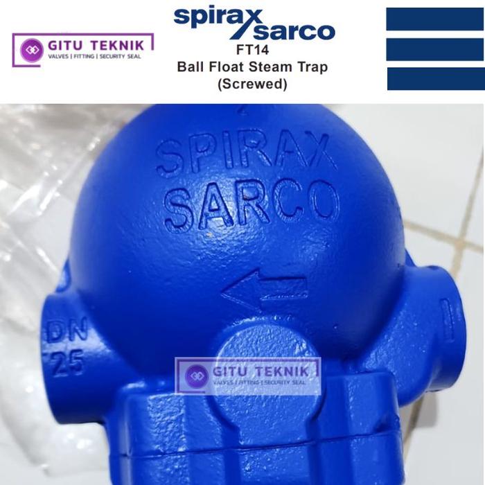 Jual BALL FLOAT STEAM TRAP SPIRAX SARCO TYPE : FT14-10 DN15 / 1/2 ...