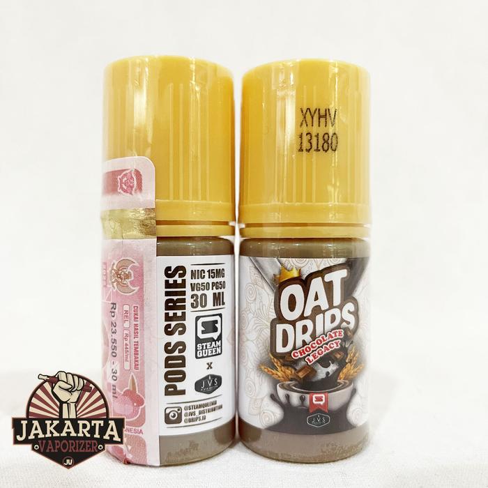 Jual PODS FRIENDLY OAT DRIPS V5 CHOCOLATE 30ML 15MG BY STEAMQUEEN X JVS ...