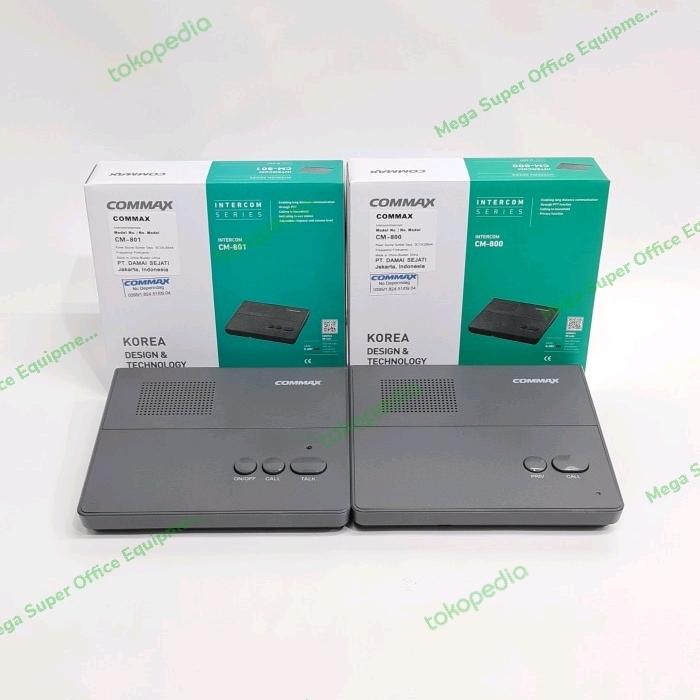 Jual Intercom 2 Arah Commax CM801+CM800 interphone / intercom Kabel ...