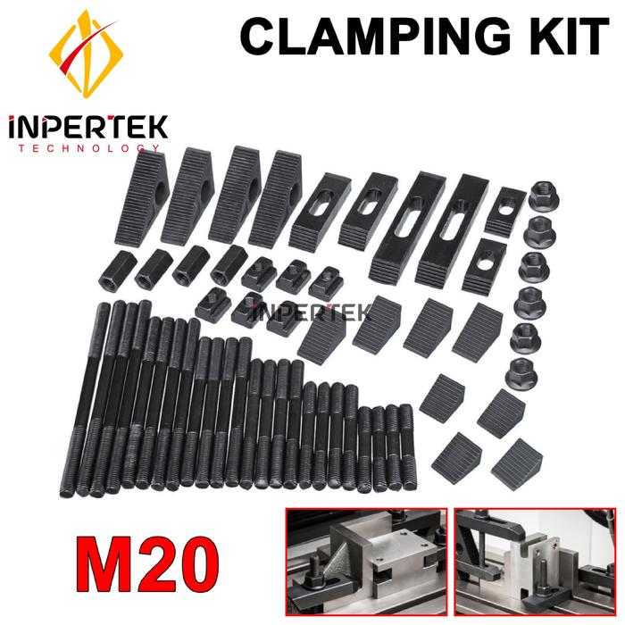 Promo Clamping Kit M20 Clamp Set M 20 Klem Penjepit Mesin Milling ...