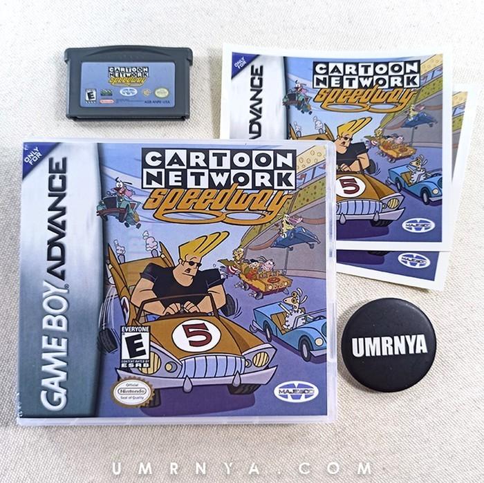Jual Kaset Ori Nintendo Gameboy GBA Cartoon Network Speedway Car Mario ...