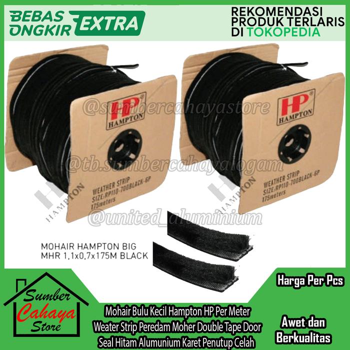 Jual Peredam Suara Penahan Jendela Pintu Penutup Celah 1 Meter Mohair ...