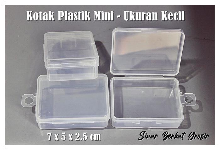 Jual Kotak Plastik Mini Plastic Case / Storage Box Multifungsi 6.5x6 ...