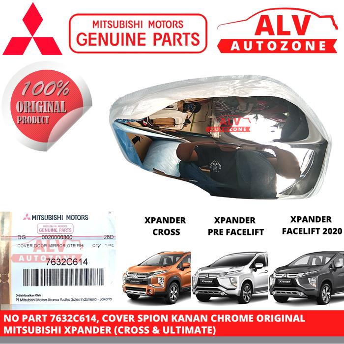 Jual COVER SPION KANAN CHROME KRUM ORIGINAL MITSUBISHI XPANDER 7632C614 ...