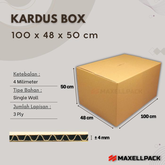 Jual Kardus Karton Box Besar 100x48x50 CM Dus Pindahan Packing ...