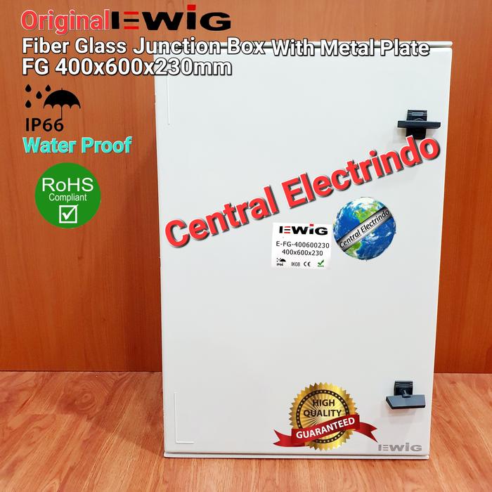 Jual Junction Box Panel FG 400×600×230mm Box Fiber Glass With Metal ...