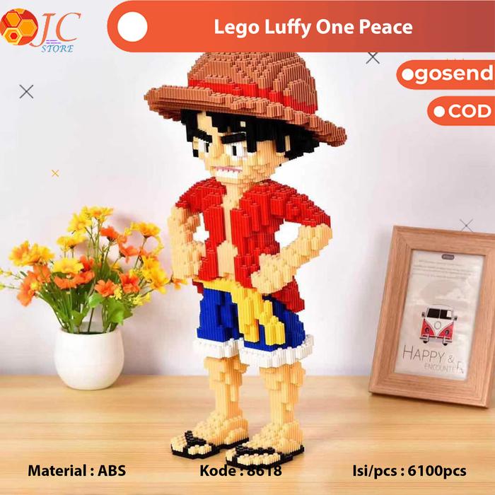 Jual JC Nano Blocks ONE PIECE LUFFY STRAWHATS 3D Model Mainan Blok ...