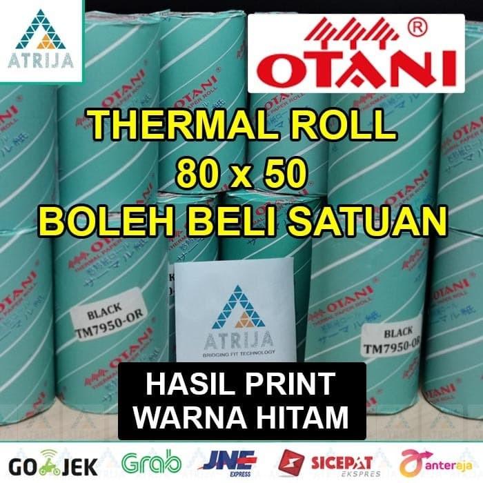 Jual Kertas Kasir Struk Thermal 80x50. Thermal Paper Roll 80 x 50 ...