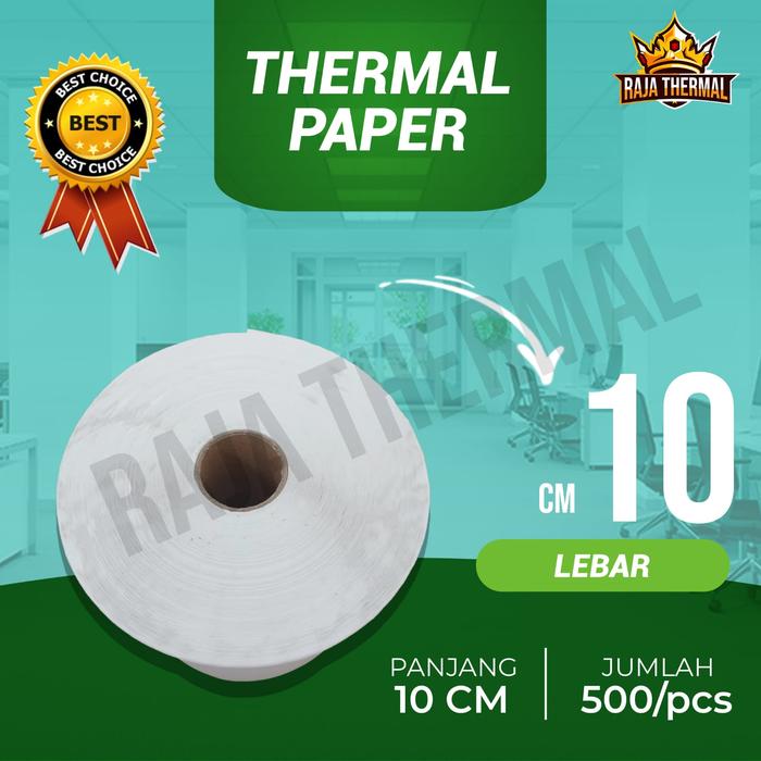 Jual kertas sticker thermal 100x100 mm label thermal 500 pcs - Jakarta ...