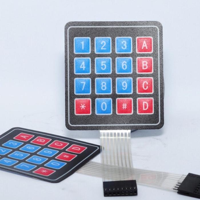 Jual Keypad Membran 4x4 Arduino Kipet Pertamini Pom Mini - Abu-abu ...