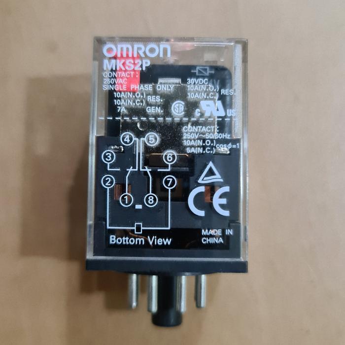 Jual Omron Plug Relay MKS2P 10A 10 Amper 220V 2NO 2NC Ampere Socket Ori - Jakarta Pusat - Niaga ...