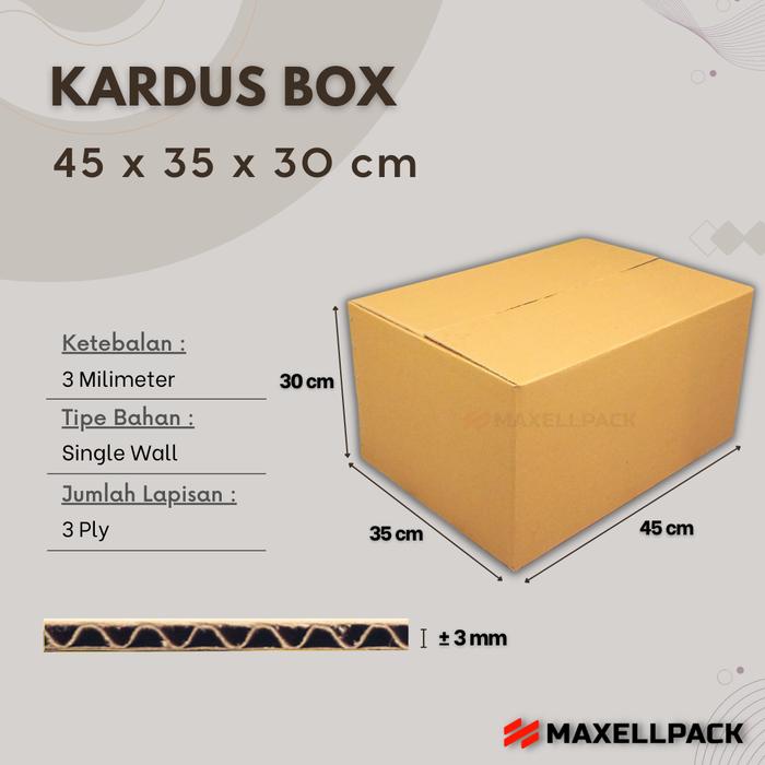 Jual Kardus Karton Box Besar 45x35x30 CM Dus Pindahan Packing Packaging ...