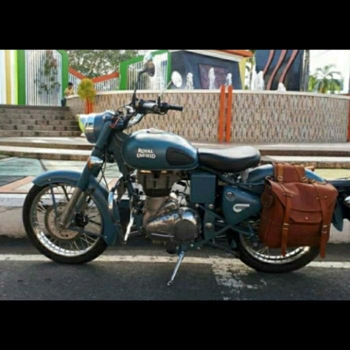 Jual side bag royal enfield leather ,sidebag royal enfield size ...