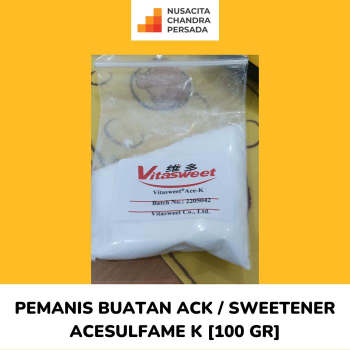 Jual PEMANIS BUATAN ACK/ SWEETENER ACESULFAME K/ PEMANIS MAKANAN 100 ...