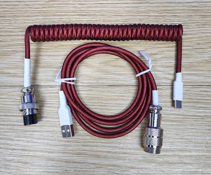 Jual Coiled Cable / Kabel Usb To Type-c Aviator For Mechanical Keyboard ...