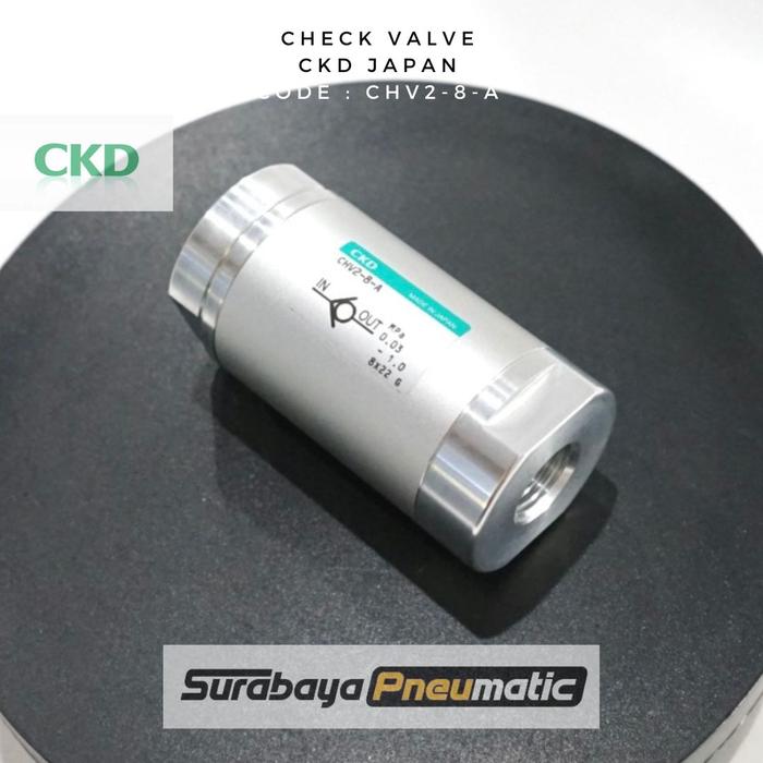 Jual CKD Japan - CHV2-8-A (Drat1/4") - Check Valve Pneumatic - Kota ...