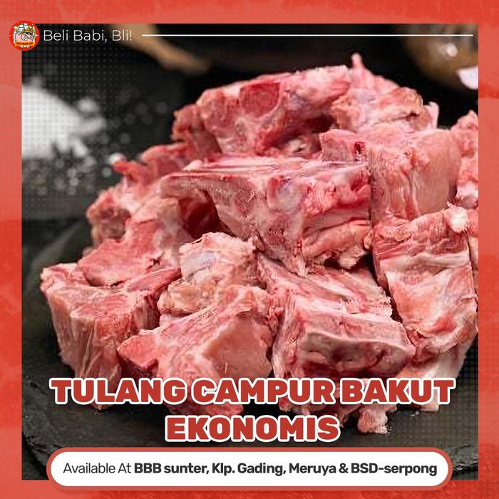 Jual DAGING BAKUT BABI BALI POTONG EKONOMIS TULANG CAMPUR BANYAK DAGING ...
