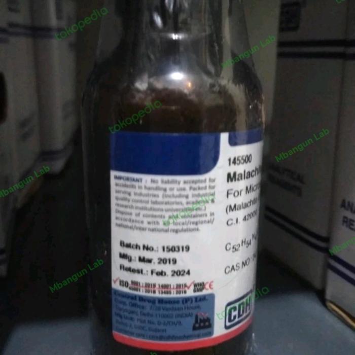 Jual malachite green oxalate for microscopy 25gr - Kota Depok ...