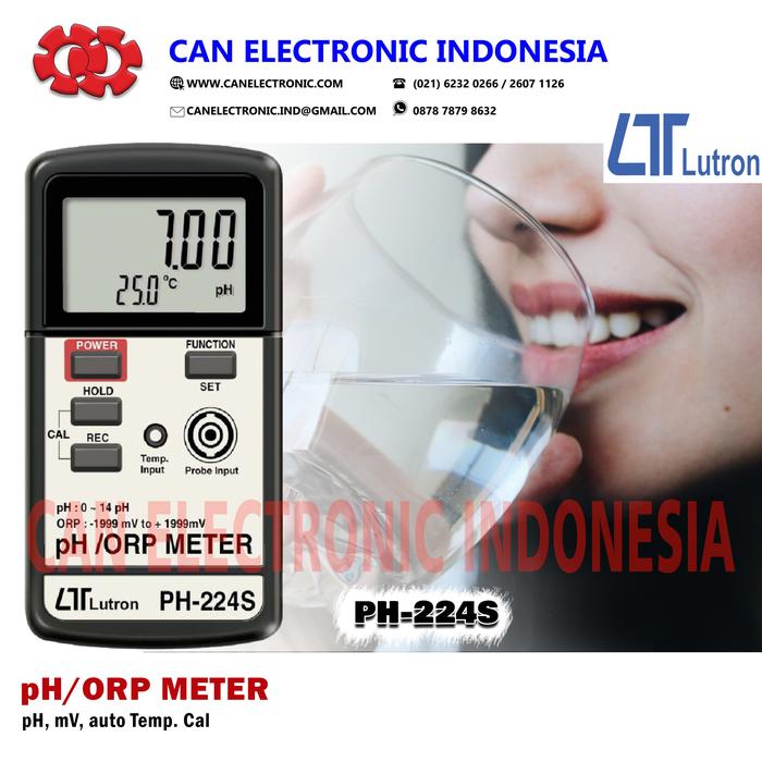Jual Lutron PH-224S - pH/ORP Meter - Unit Only - Jakarta Barat - CAN ...