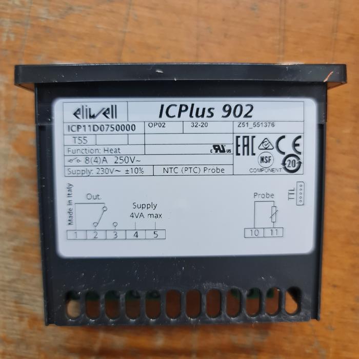 Jual Thermostat Eliwell IC plus 902 ICP11D0750000 OP02 Function Heat - Jakarta Barat - Multindo ...