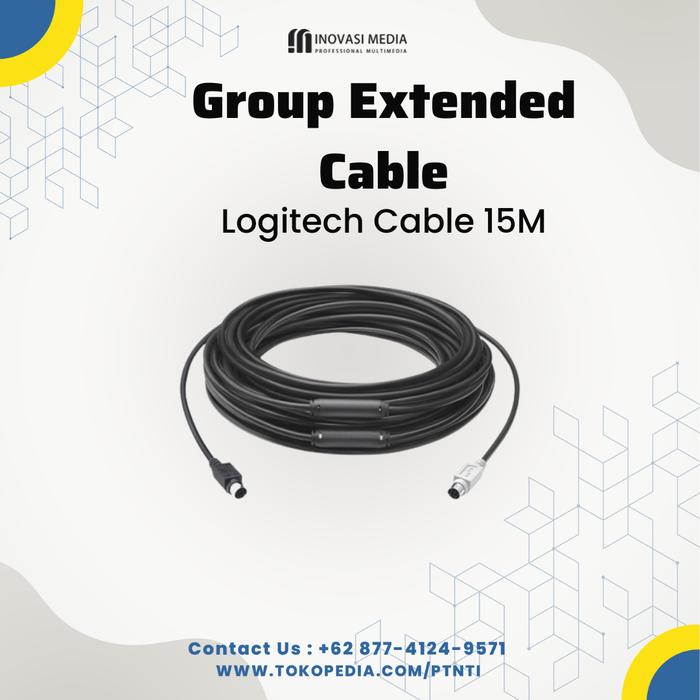 Jual Logitech Group 15M Extended Cable - Jakarta Barat - Inovasi-Media ...