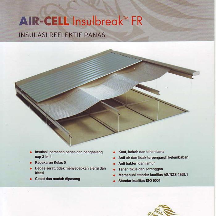 Jual Air-Cell insulbreak 40f Insulation alumunium foil atap - Kota ...