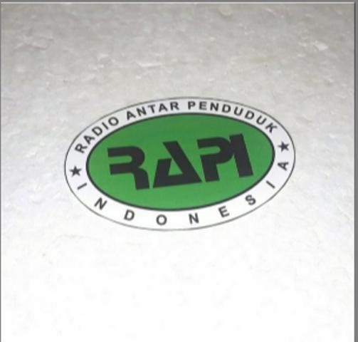 Jual Stiker Komunikasi Radio Antar Penduduk RAPI mobil motor kaca pintu ...